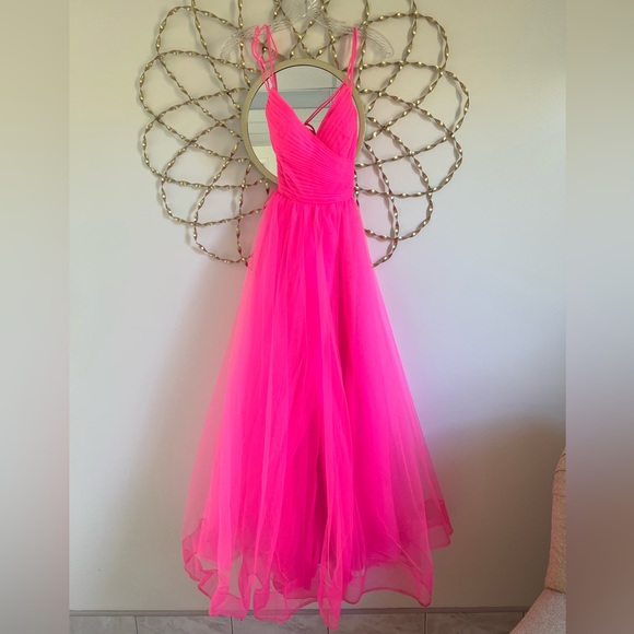 Promgirl Dresses Promgirl Hot Pink Ball Gown Prom Dress Poshmark